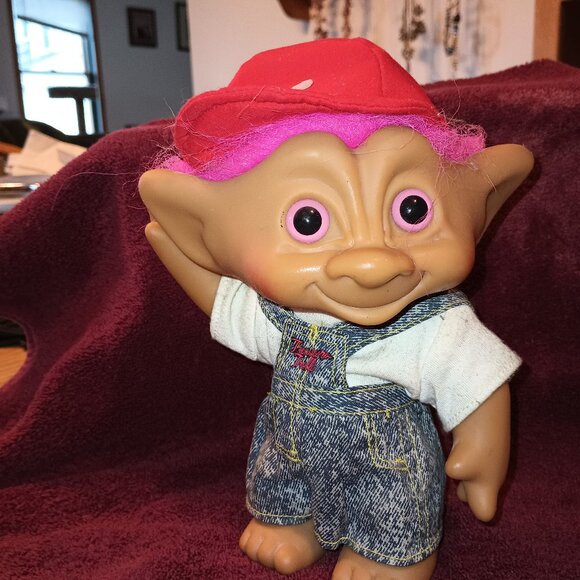 Ace Novelty | Toys | Vintage Ace Novelty Treasure Troll 8 Pink Hair ...